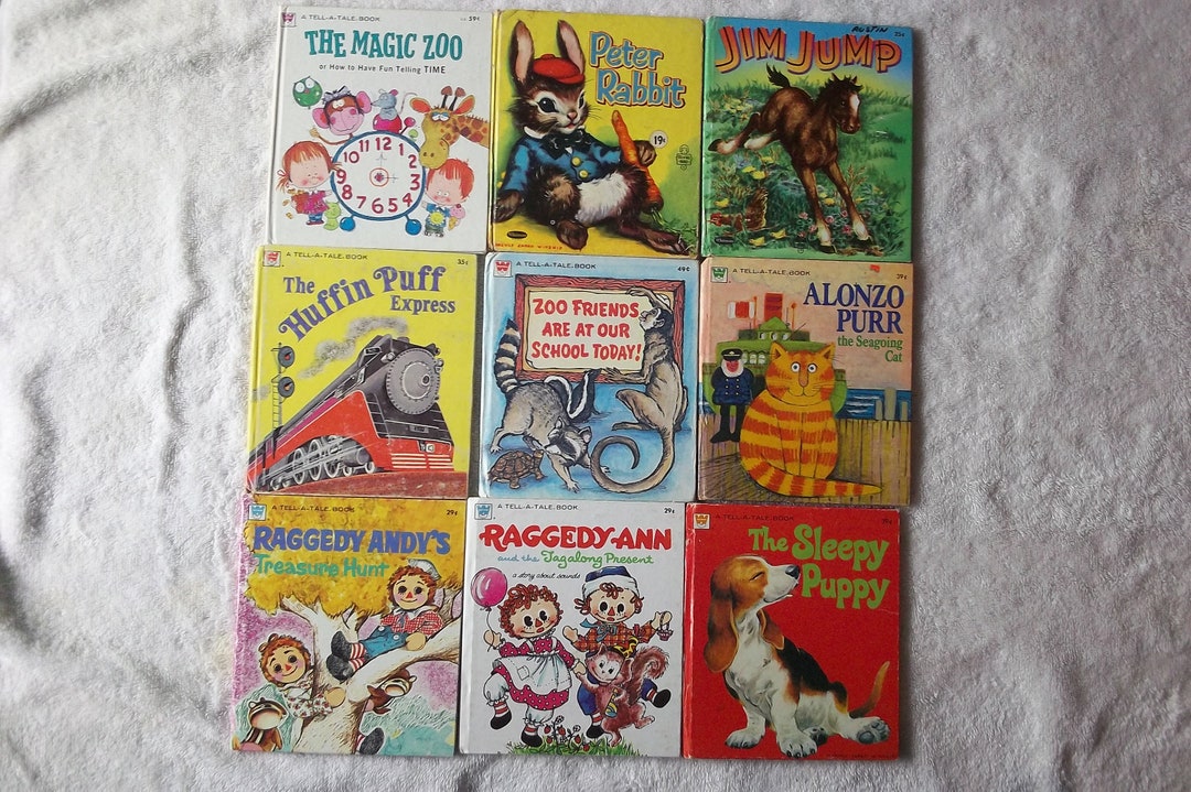 9 Tell-a-tale Books 1960's/70's - Etsy