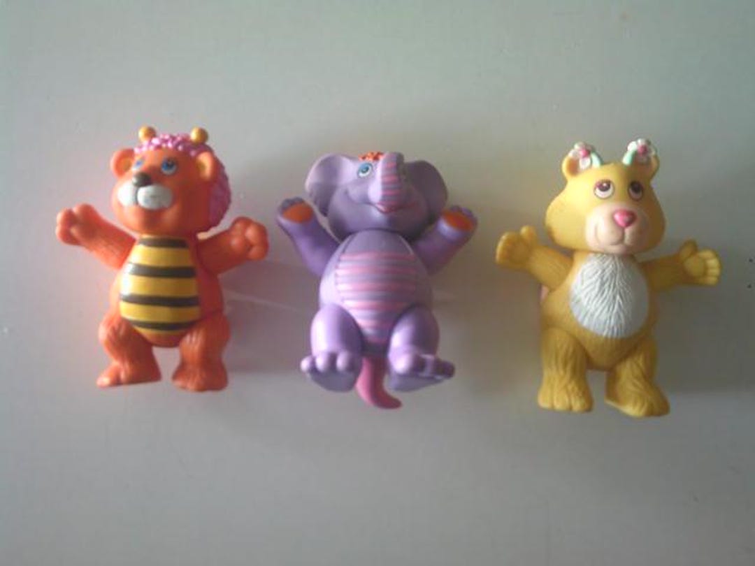 3 Wuzzles PVC Poseables Figure 1985 - Etsy