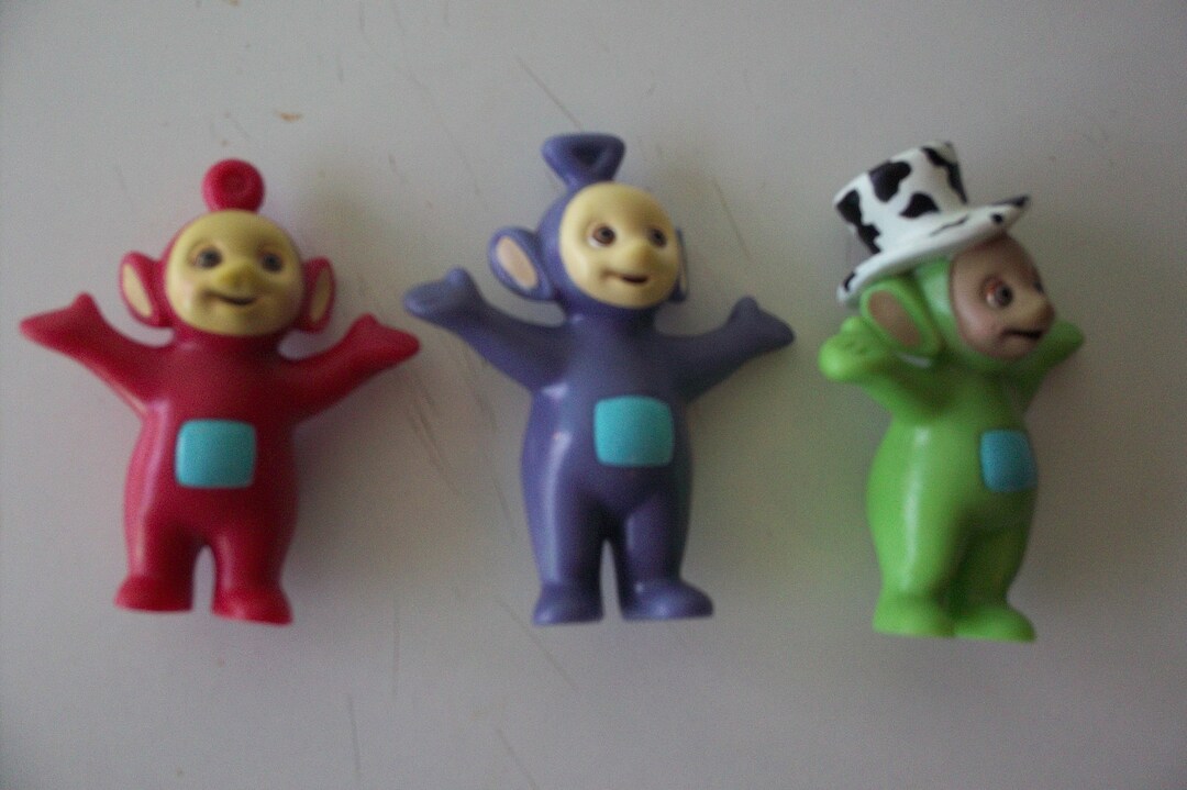 3 Teletubbies PVC Figures Hasbro 1998 - Etsy