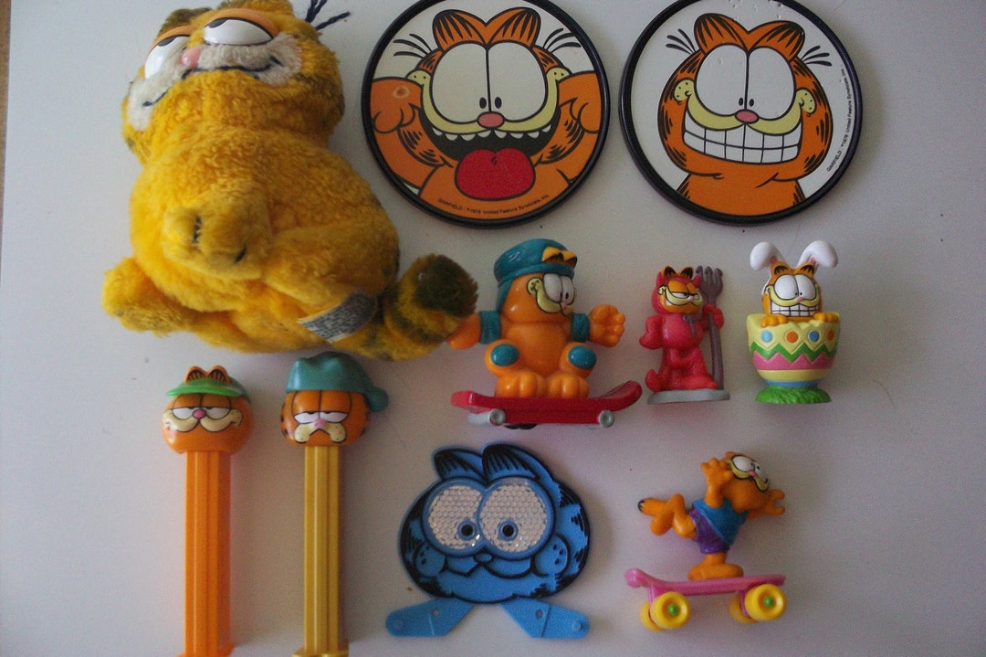 10 Garfield Items/toys 1980's/90's - Etsy