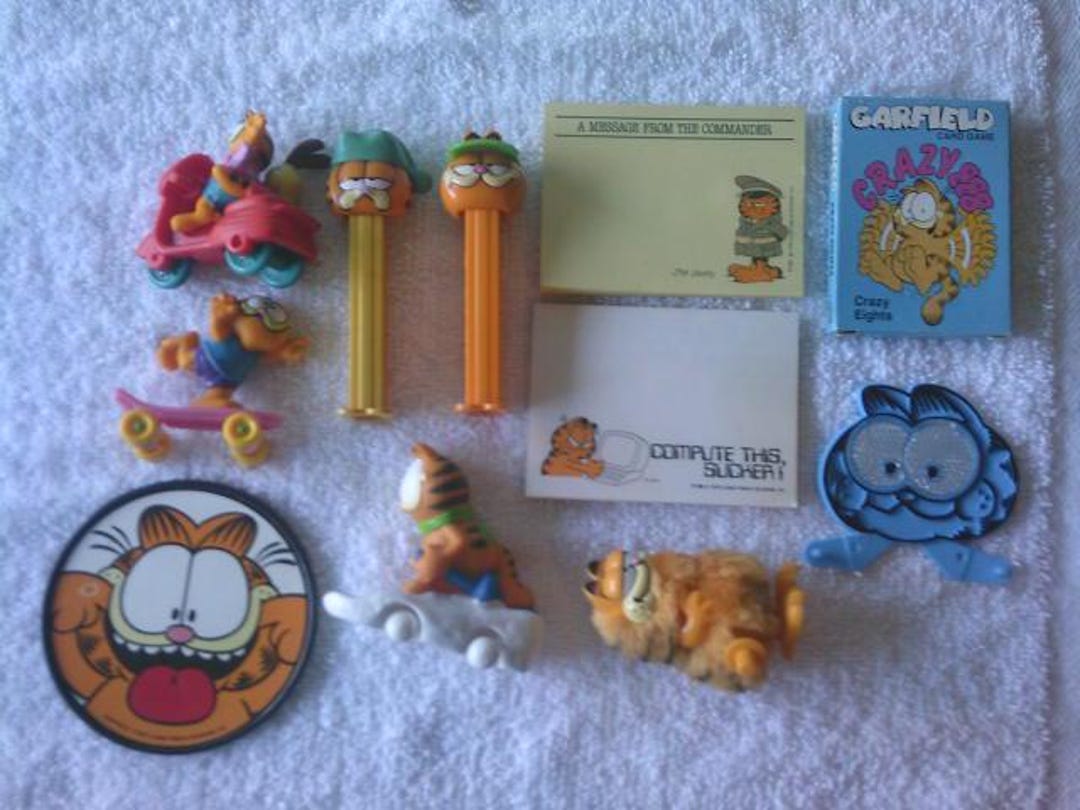 13 Garfield Items/toys Small 1980's-90's - Etsy