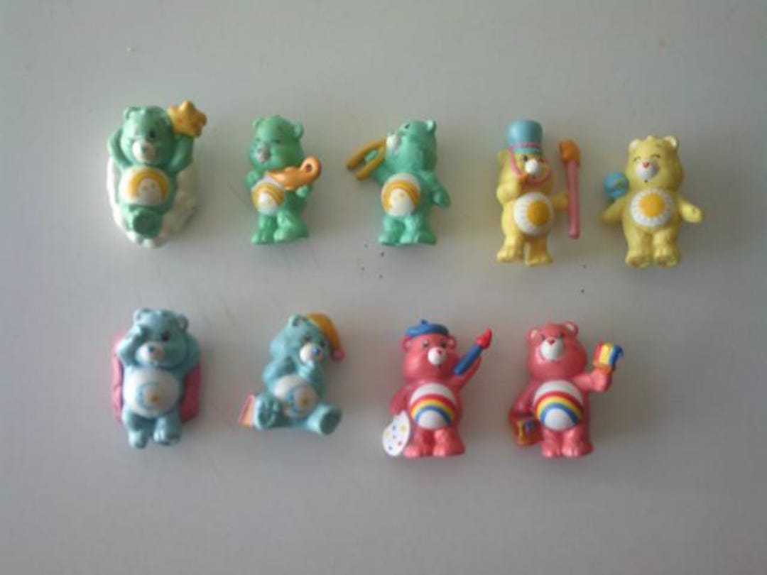 9 Care Bears PVC Figures 1983 - Etsy