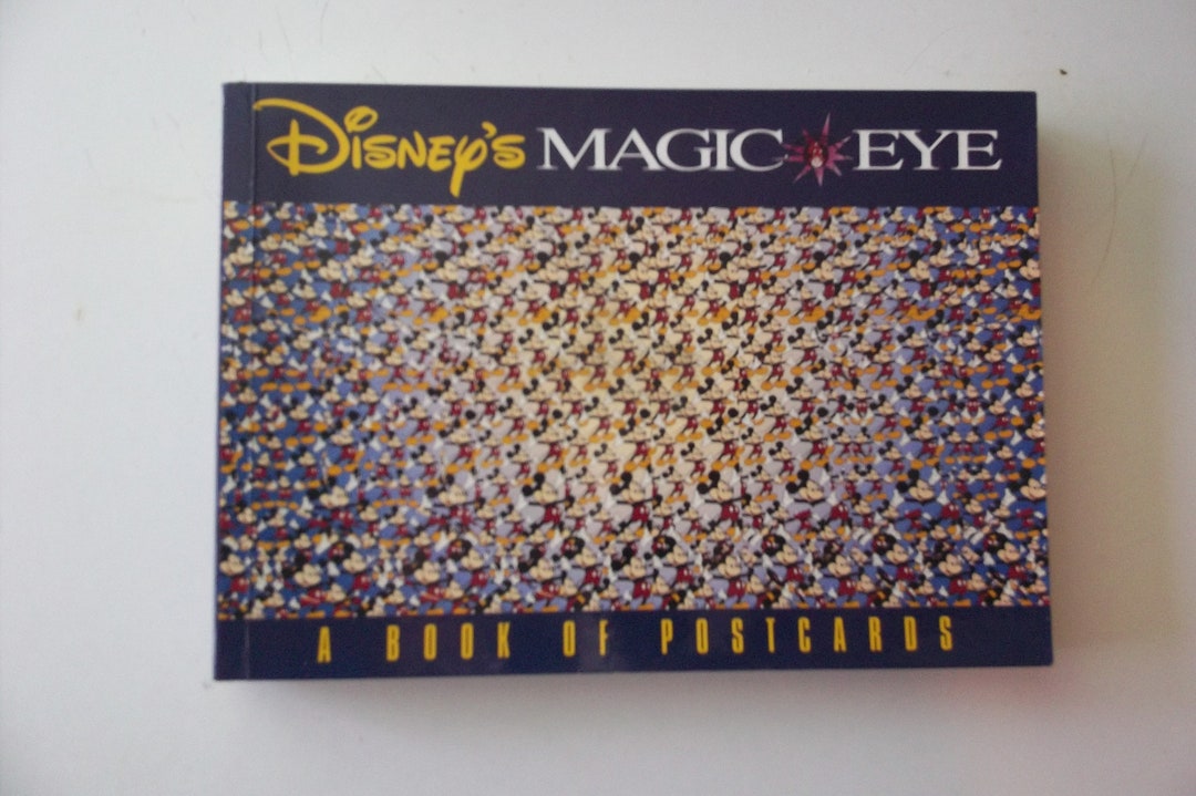 Disney's Magic Eye Book of Postcards 1995 - Etsy