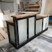 Rustic My Cell is 7636398082 Reclaimed Retail Counter Reception Desk ...