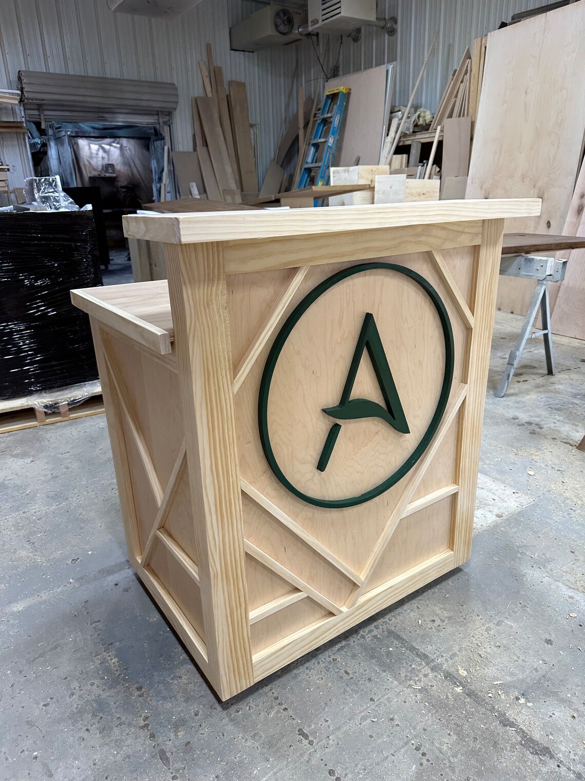 Host Stand Cash Wrap Retail Counter Welcome Center - Etsy