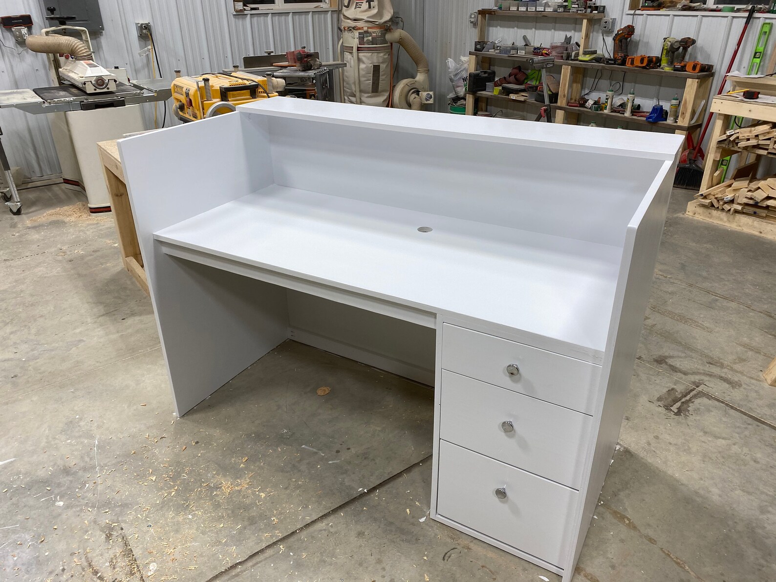 Reception Desk Office Desk Hostess Podium - Etsy