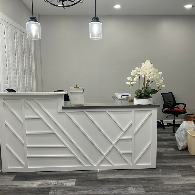 Reception Desk Farmhouse - Etsy