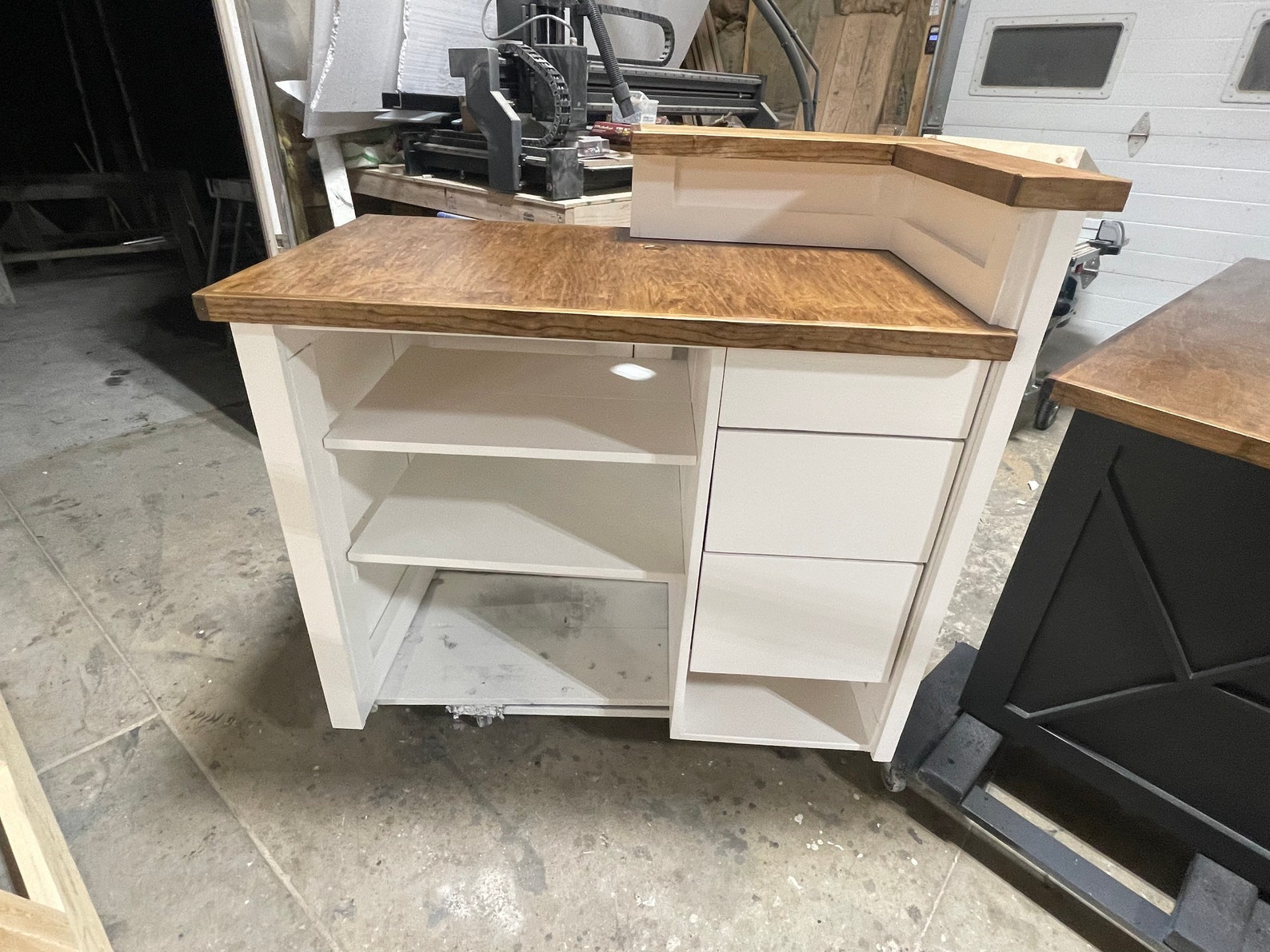 Reception Desk/ Retail Counter/ Cash Wrap Straight Desk Version Only - Etsy