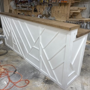 Reception Desk/ Retail Counter/ Cash Wrap Straight Desk Version Only - Etsy