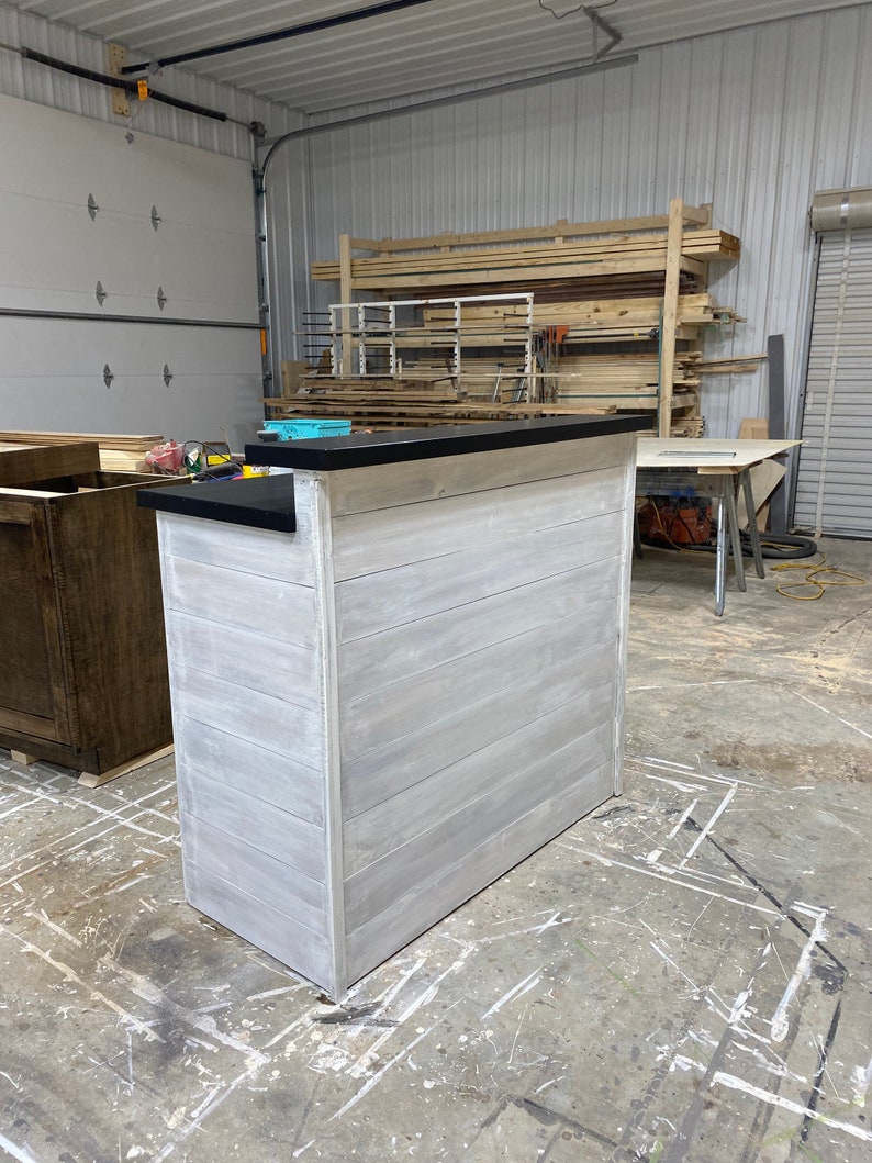 Rustic Reclaimed Retail Counter Reception Desk Office Desk | Etsy