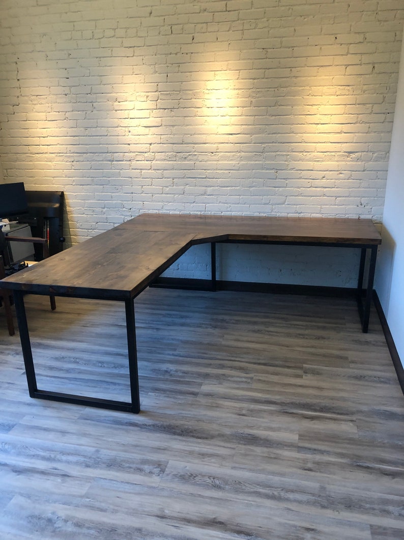 Reclaimed Office Desk rustic/industrial/modern | Etsy