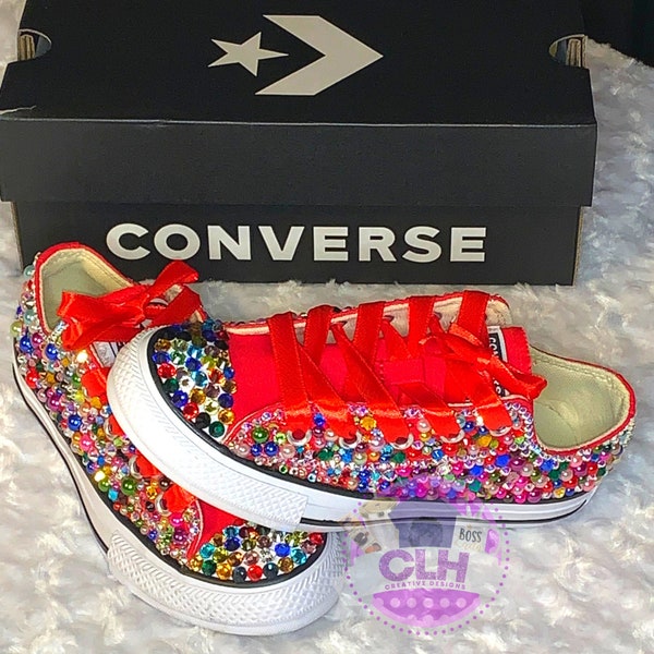 Bling Converse - Etsy