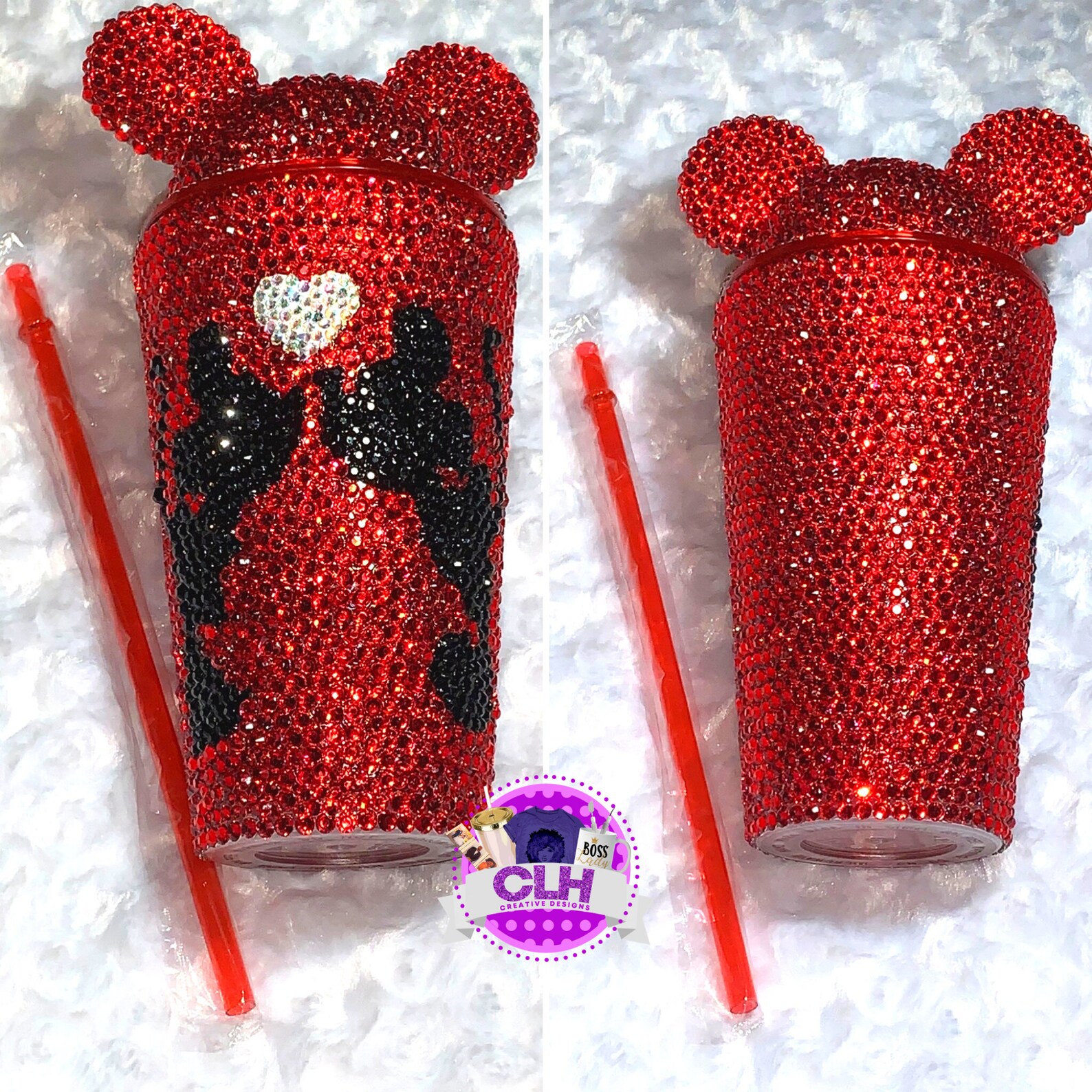 Sparkling 16 Oz Bling Tumblermicky, Mouse Tumbler, Mickey Mouse Cup ...
