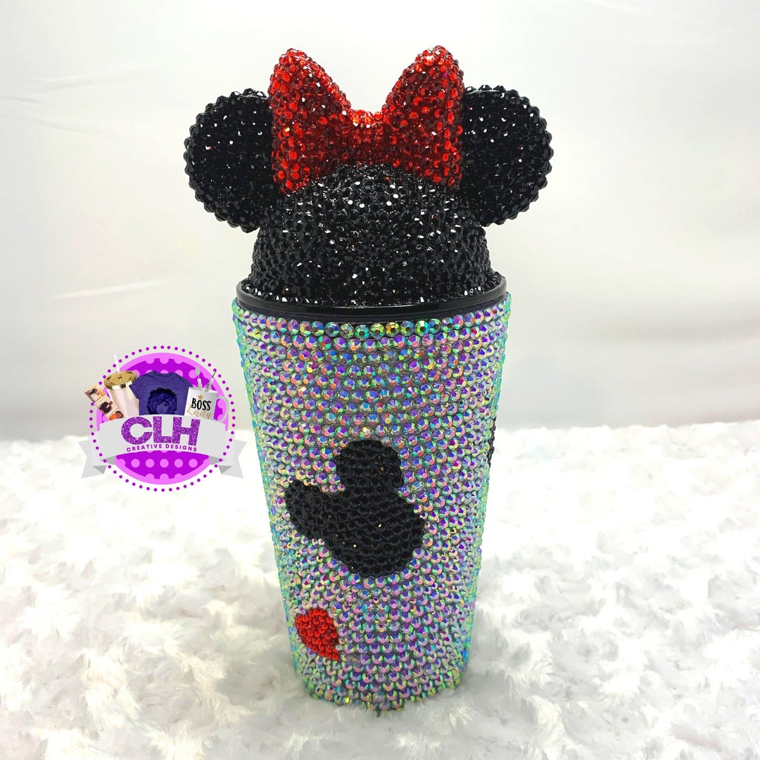 Micky Mouse Tumbler, Mickey Mouse Cup, Bling Mickey Mouse Cup, Bling ...