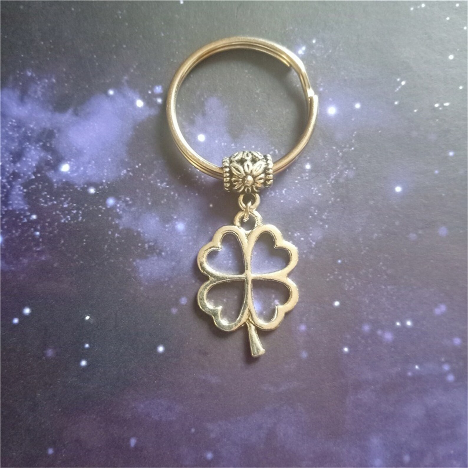 Beautiful Clover Key Chain Clover Pendant Plant Jewelry - Etsy UK