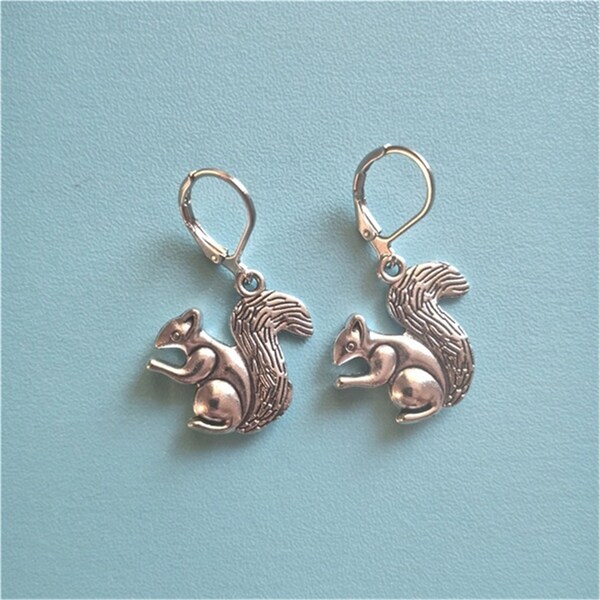 Squirrel Earrings - Etsy