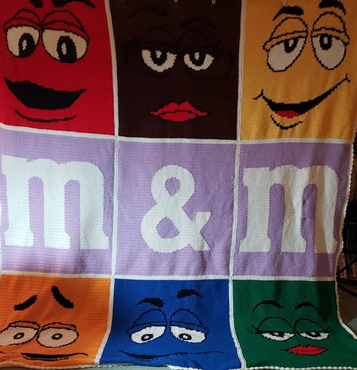 Made to Order Crochet Picture Blanket: Handmade Personalized Afghan ...
