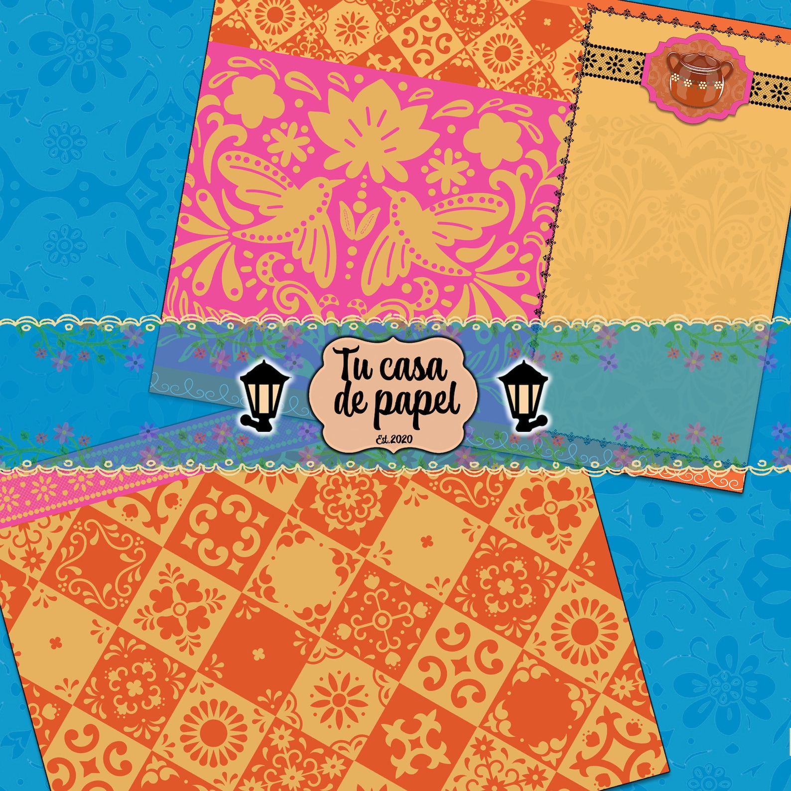 Mexican Recipe Junk Journal Printable, Recipe Cards and Pockets ...