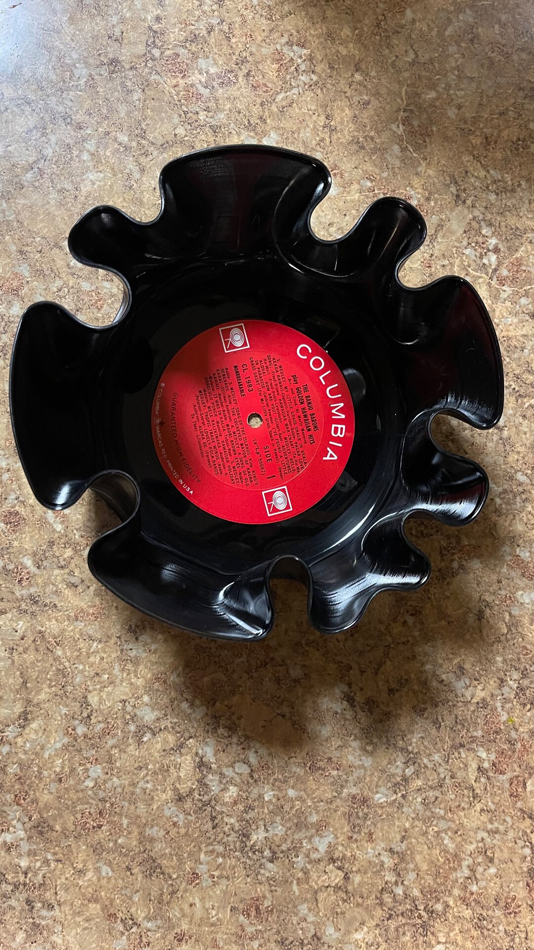 Vinyl Bowl - Classic - Etsy