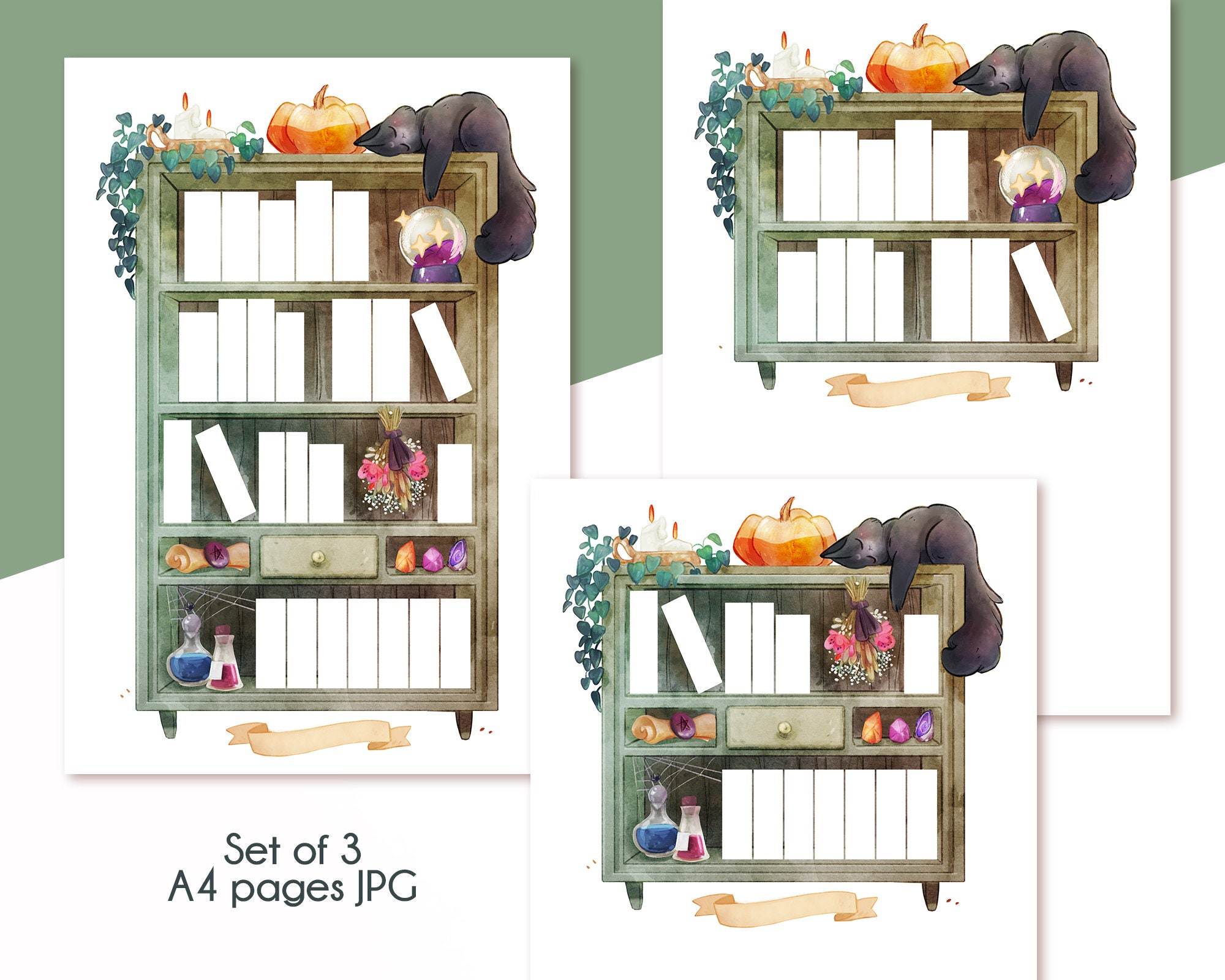 15 Witchy Reading Log Printables • Halloween Book Tracker for Reading ...