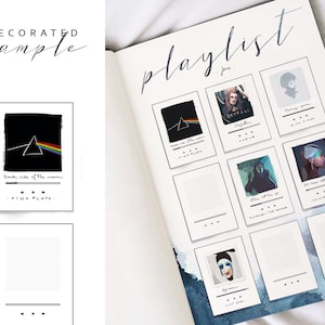 Playlist Tracker • Bujo Printables for Your Favourite Music & Songs ...