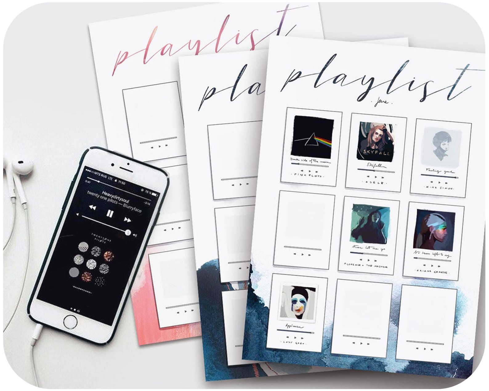 Playlist Tracker Bujo Printables for Your Favourite Music & | Etsy