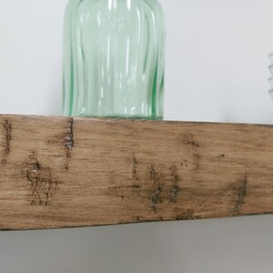 Rustic Distress Brown Glaze Solid Wood Heavy Duty Hidden Bracket - Etsy