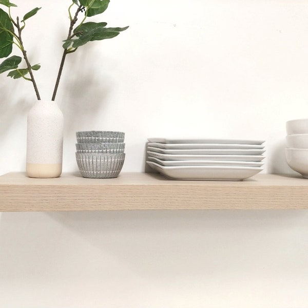 White Oak Shelves - Etsy