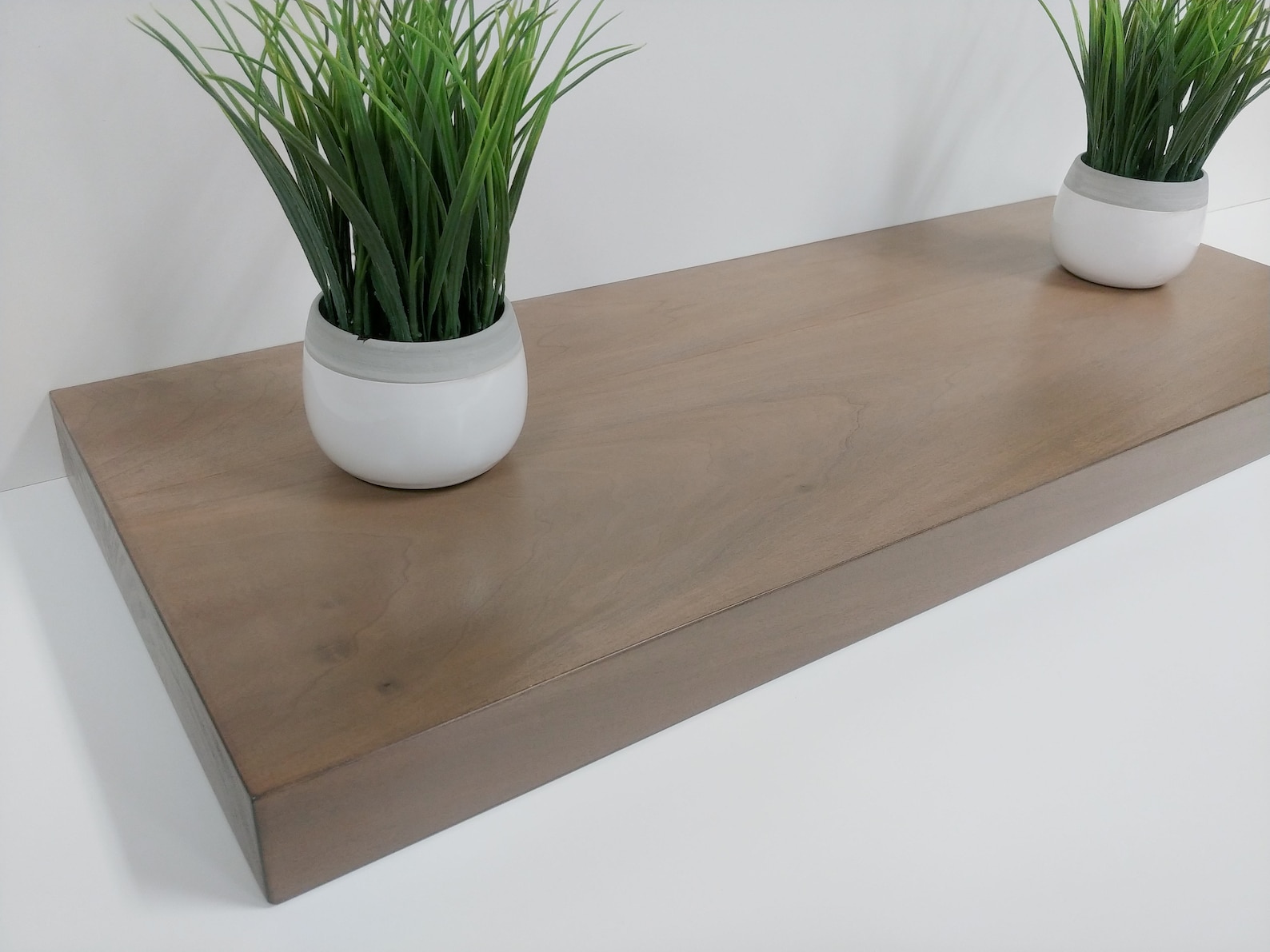 Colonial Maple Floating Shelf Solid Wood Heavy Duty Hidden Bracket - Etsy