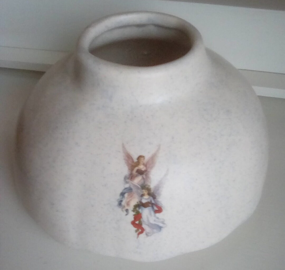 Ceramic Angel Candle Shade - Etsy
