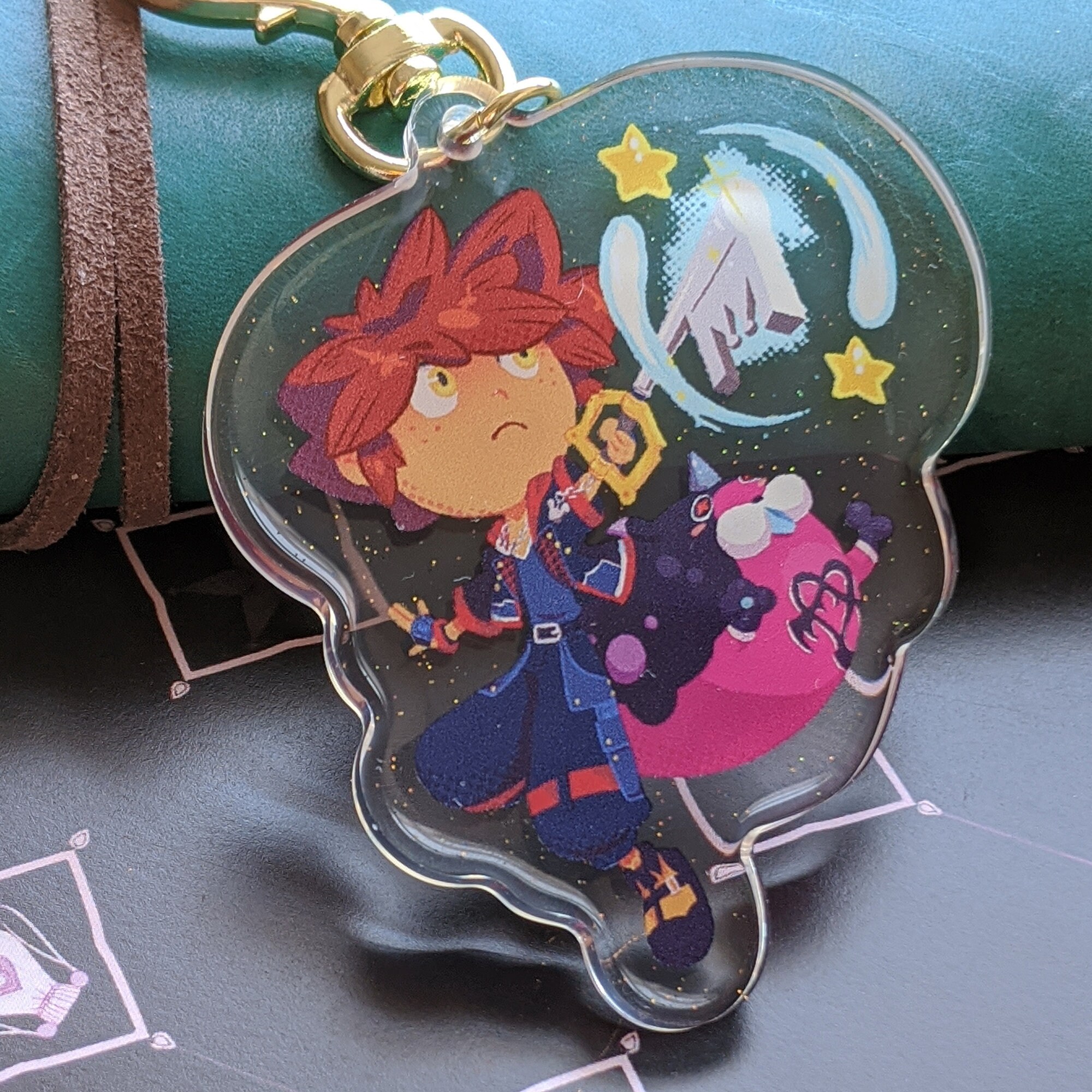 KH Sora & Riku 2.5 Inch Acrylic Glitter Charms - Etsy