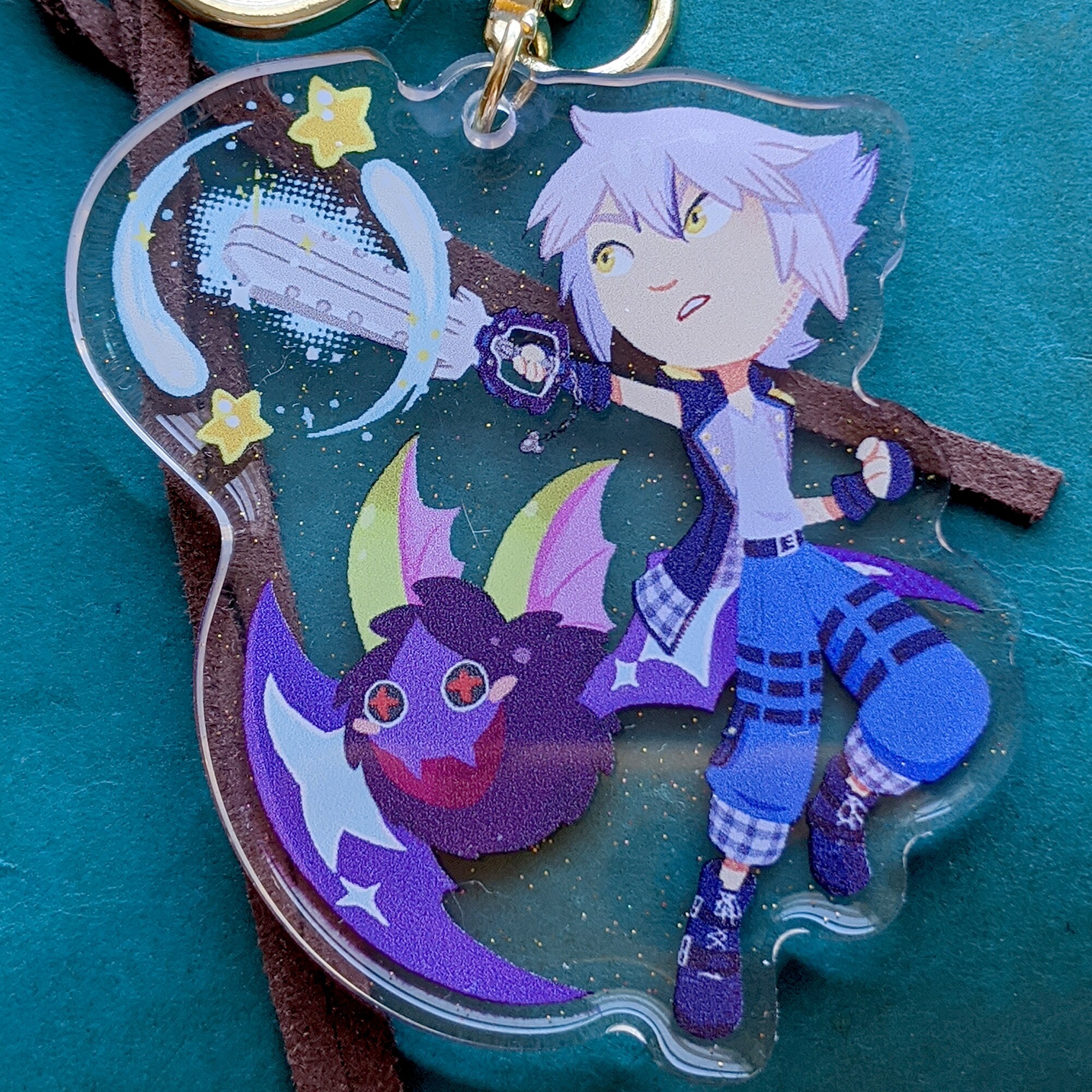 KH Sora & Riku 2.5 Inch Acrylic Glitter Charms - Etsy