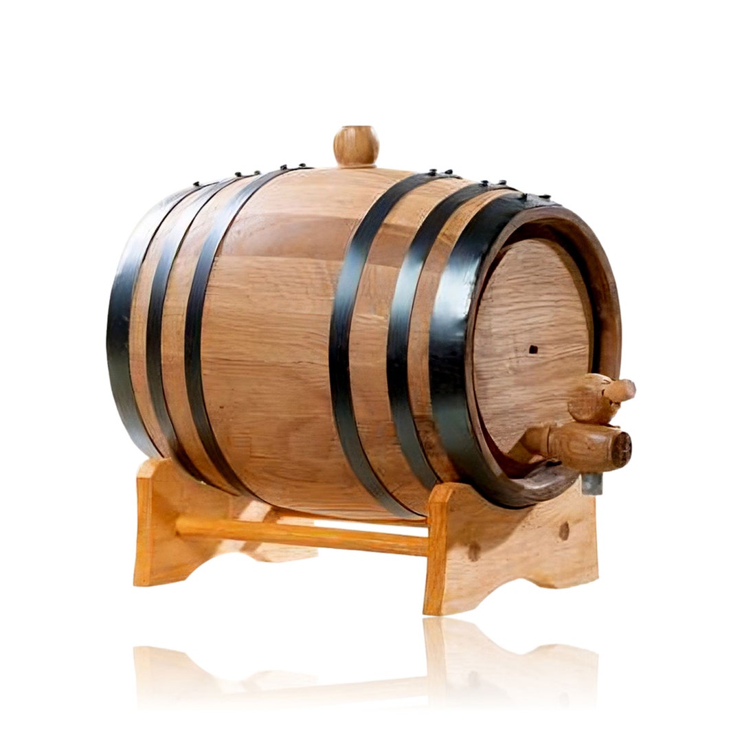 2-liter Mini Wooden Barrels - Oak Aging Barrels - Whiskey Barrels ...