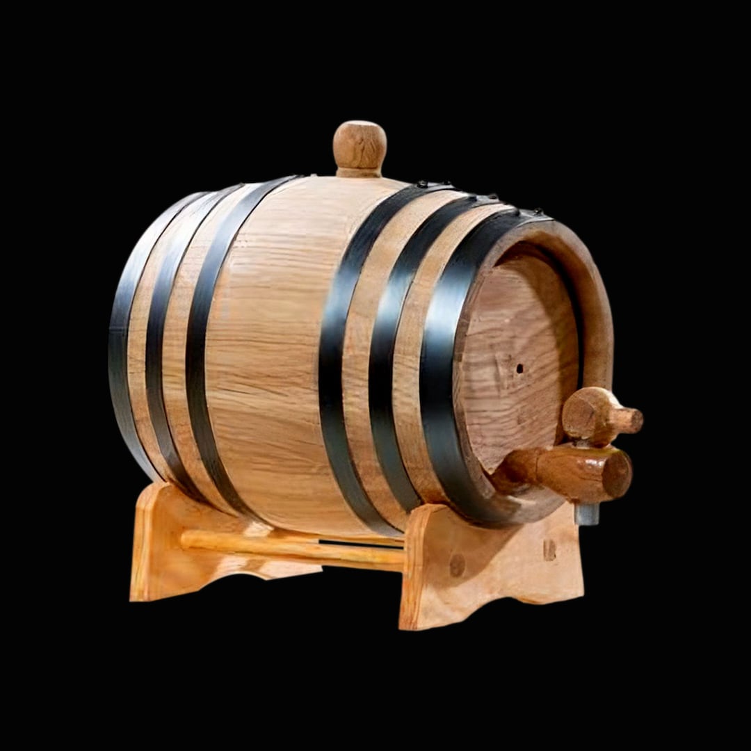 Rum Barrel, 1-liters 34-oz American Oak to Aging Whiskey or Bourbon ...