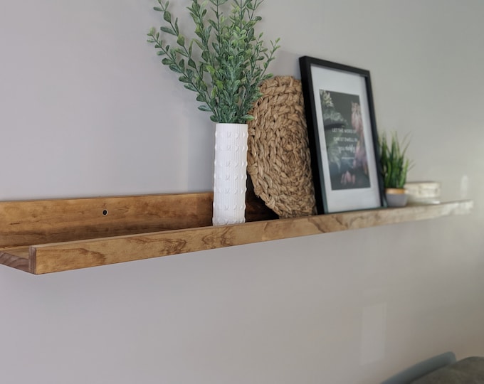 Wooden Ledge Shelf - Etsy