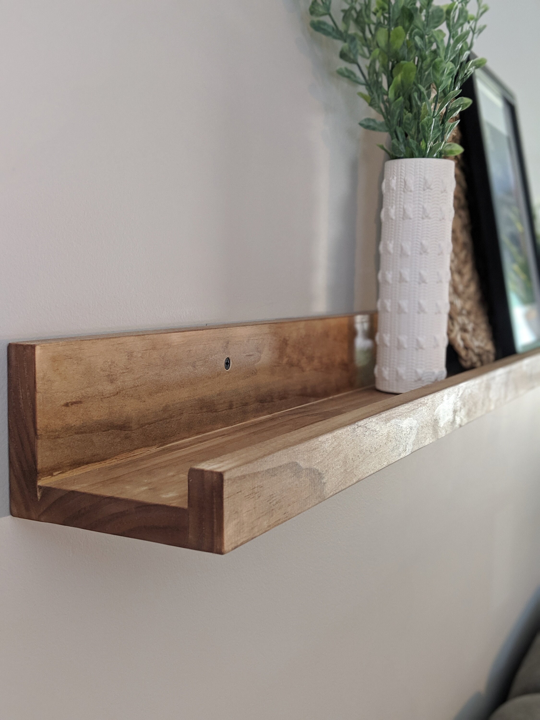 Wooden Ledge Shelf - Etsy