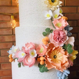 Big Spring Colors Wedding Cake Pinata - Etsy