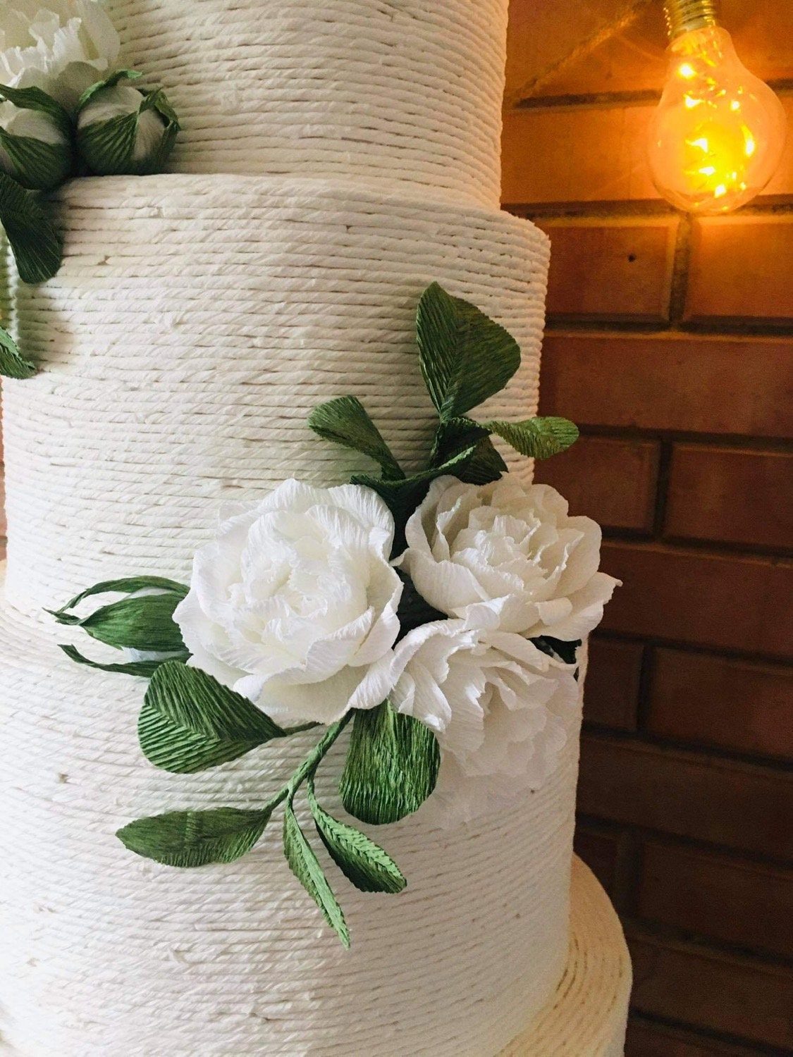 Big White Rose Wedding Pinata - Etsy