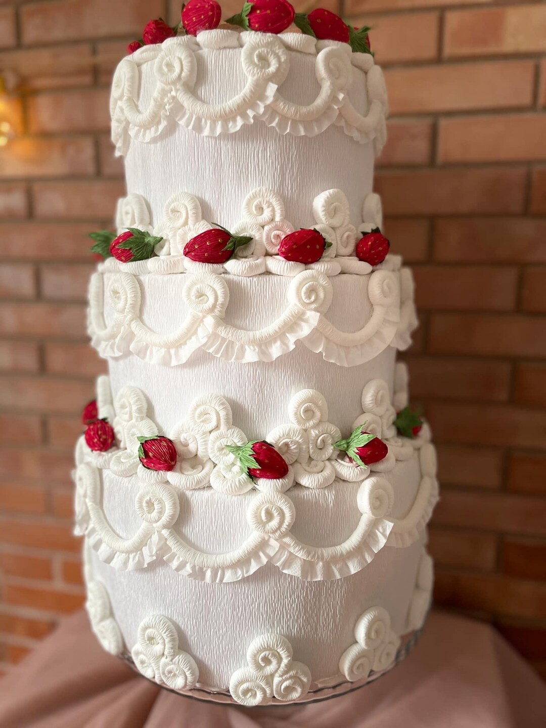 Big Retro Strawberry Wedding Pinata - Etsy