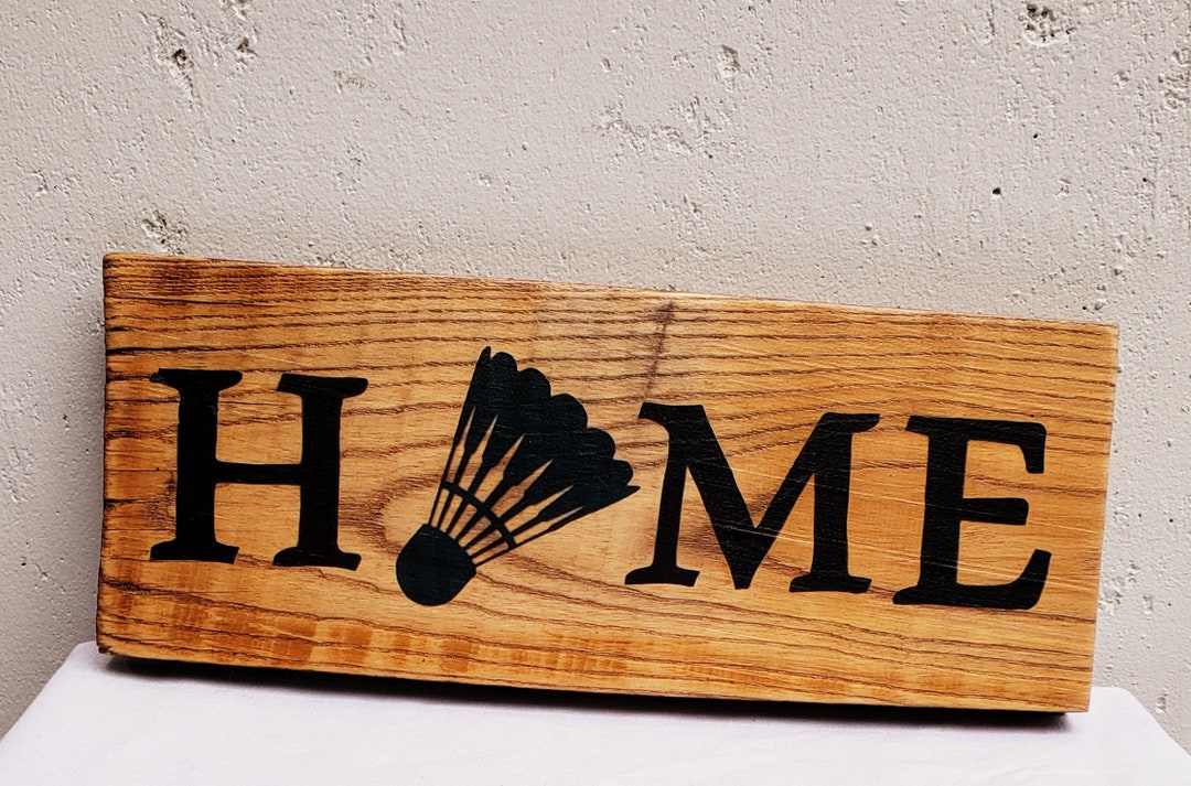 Shuttle Cock Home Sign - Etsy