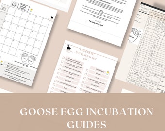 Printable Goose Egg Incubation Calendar - Etsy