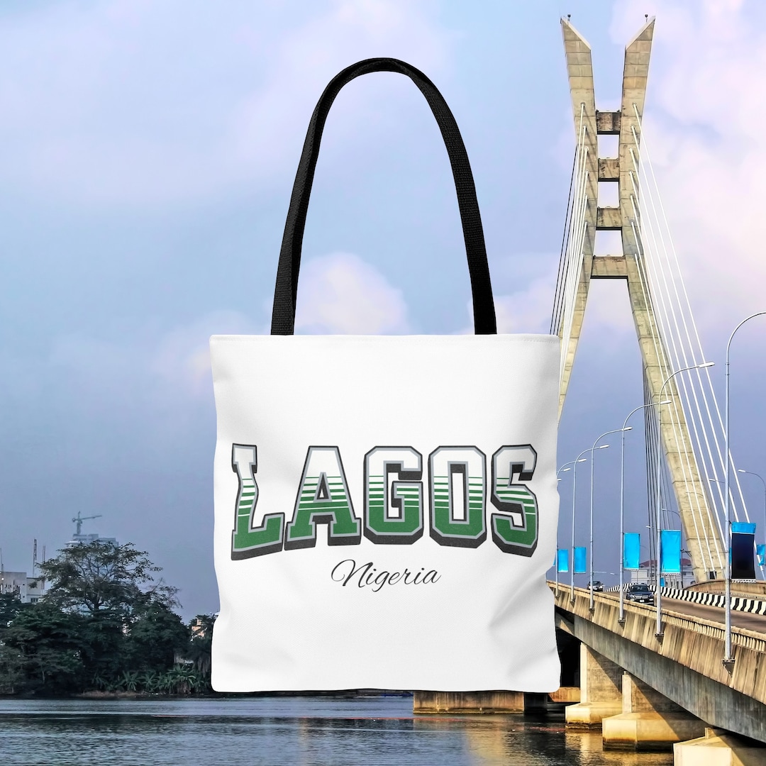 Lagos Nigeria Tote Bag Lagos Transplant Local Native Traveler Student ...