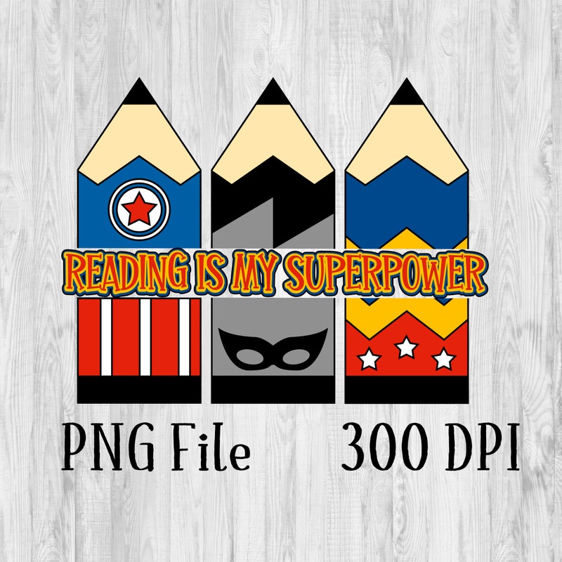 Reading is My Superpower - Etsy