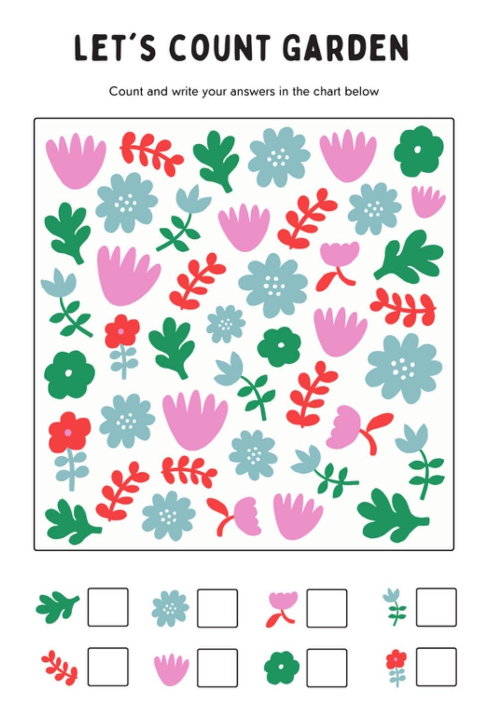 Let's Count Objects. Digital Counting and Spotting Book. Kids ...
