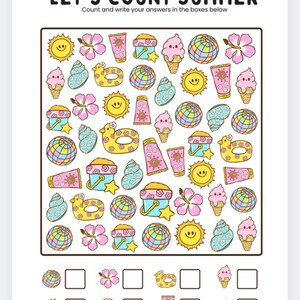 Let's Count Objects. Digital Counting and Spotting Book. Kids ...