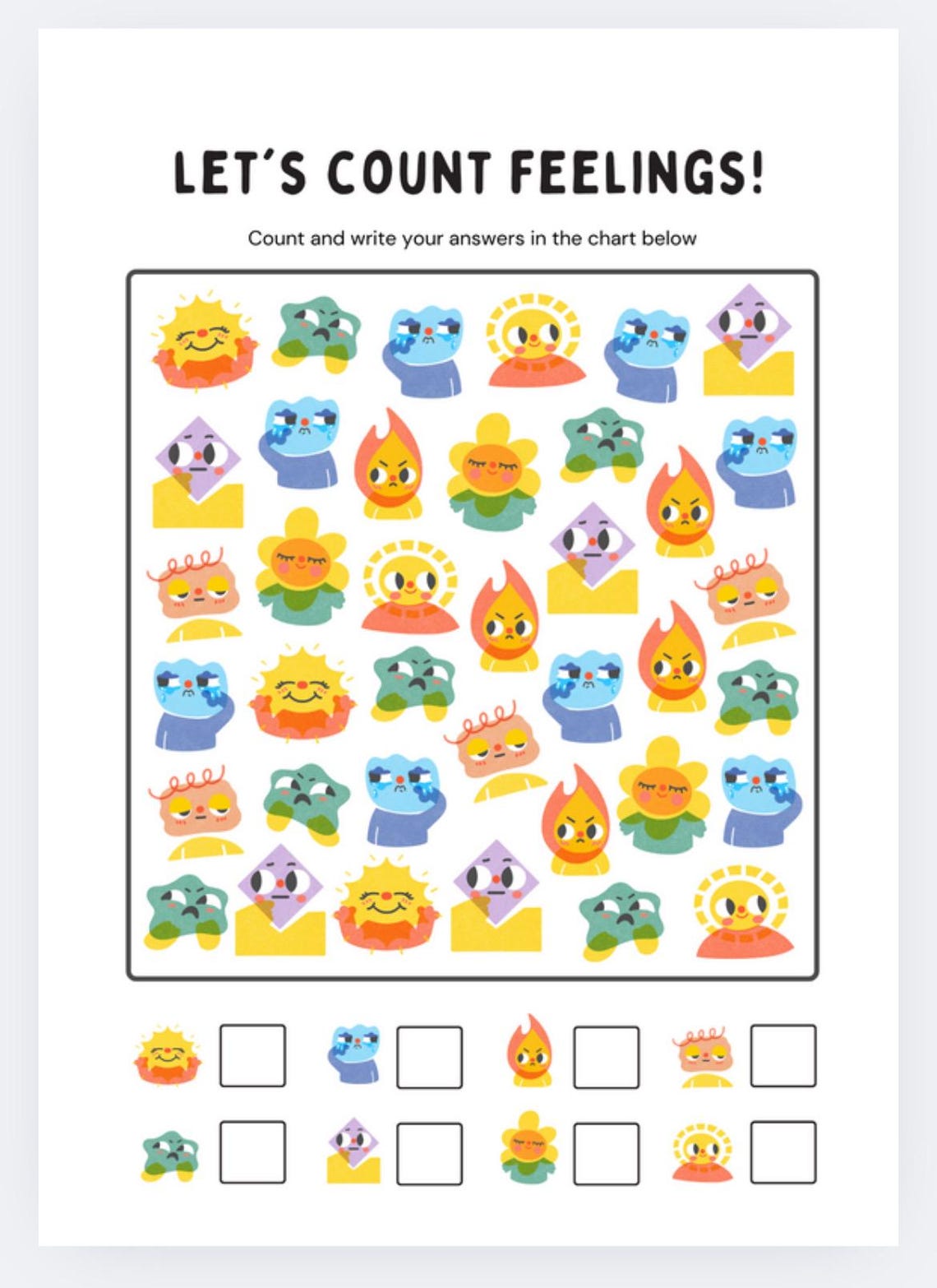 Let's Count Objects. Digital Counting and Spotting Book. Kids ...