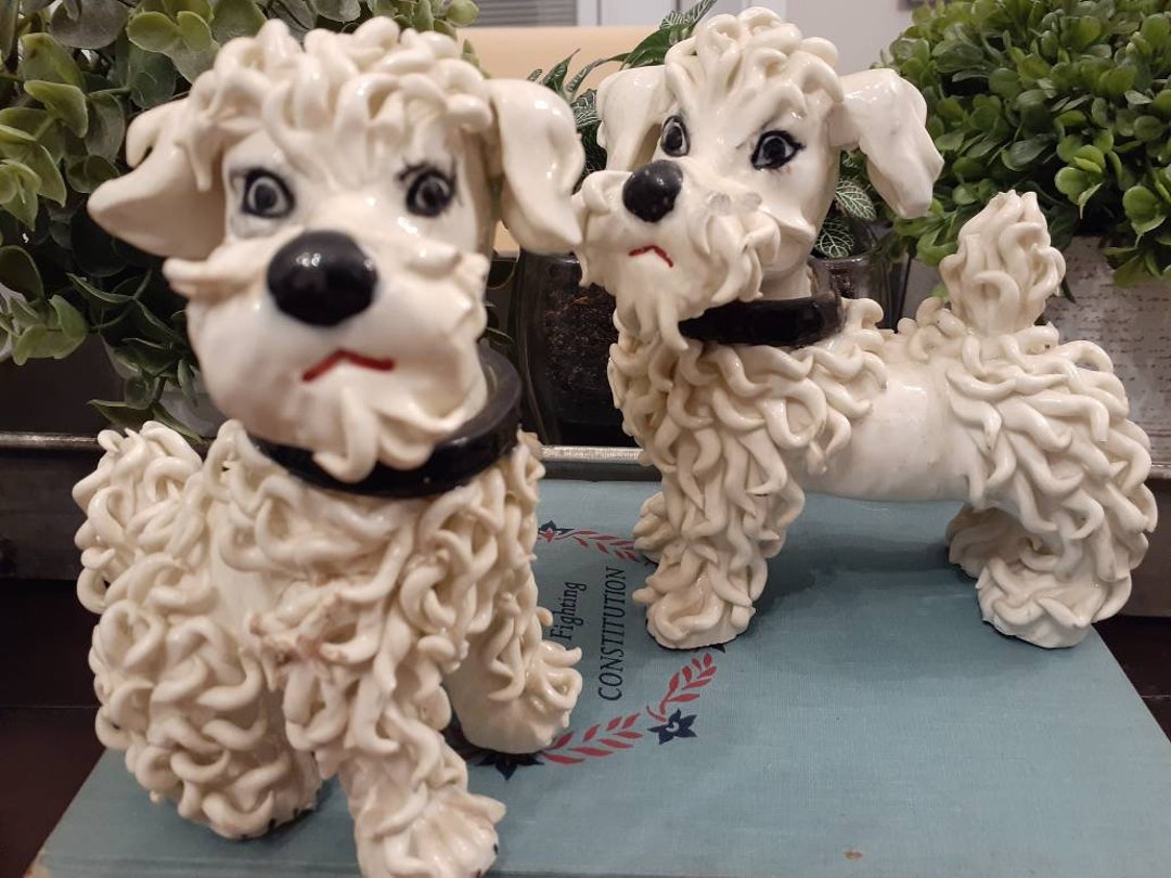 Rare Vintage Spaghetti Italy Poodles - Retro - Etsy