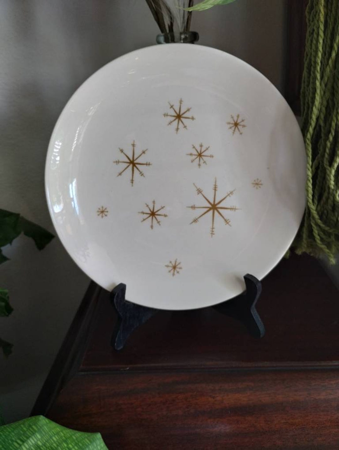 Mid Century Star Glow Atomic Starburst Plates Royal Ironstone - Etsy