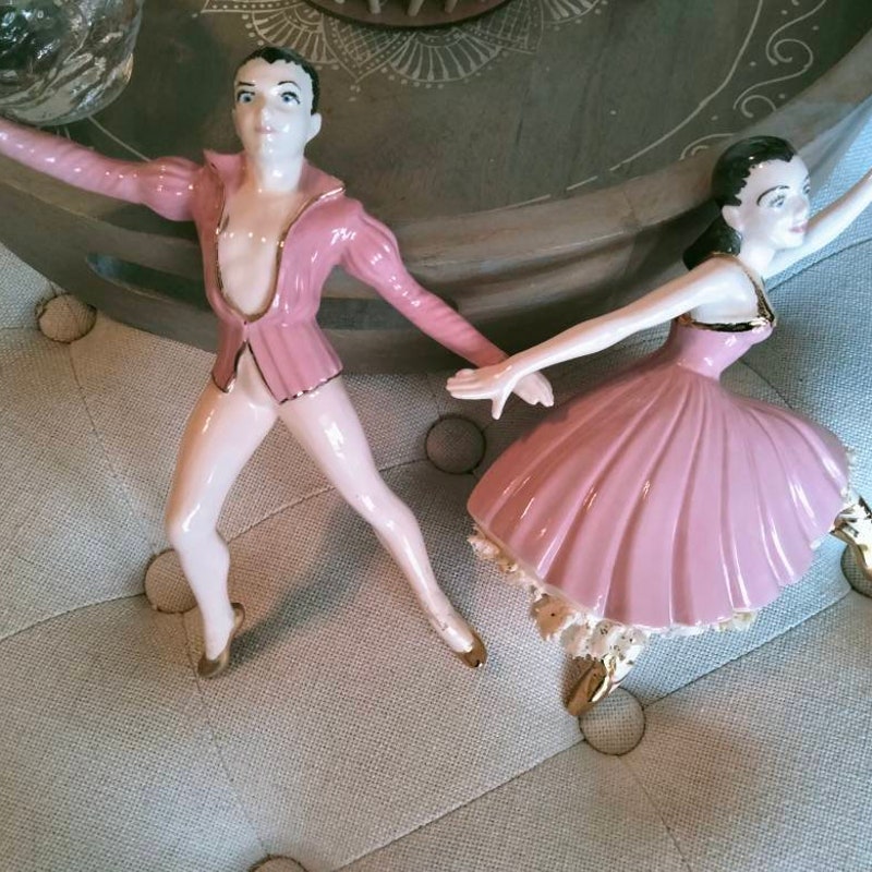 Chalkware Dancers - Etsy