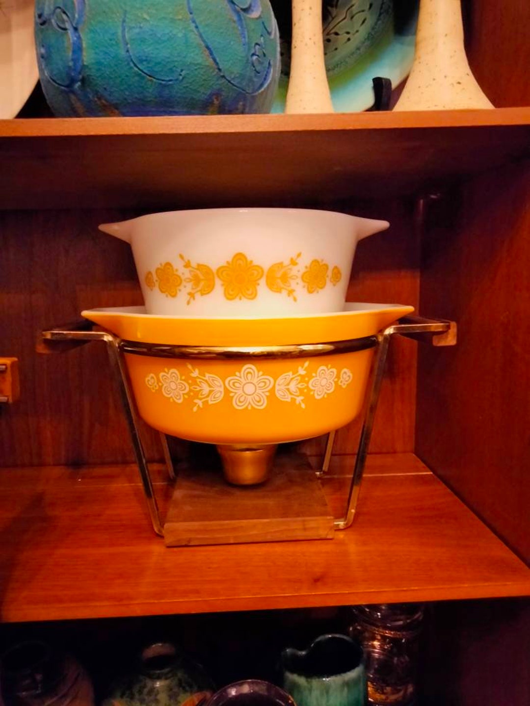 Retro Collectible Pyrex Cradle Warmer - Vintage Pyrex Cradle - Etsy